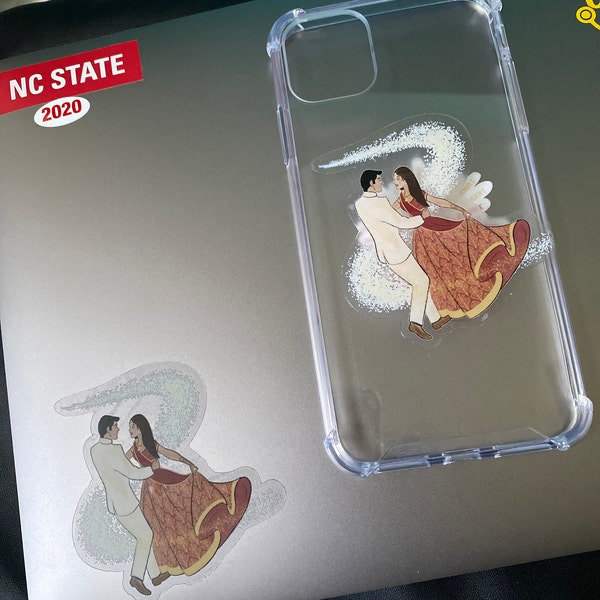 Desi Indian Sticker Set: South Asian Stickers, Laptop Decals - Etsy