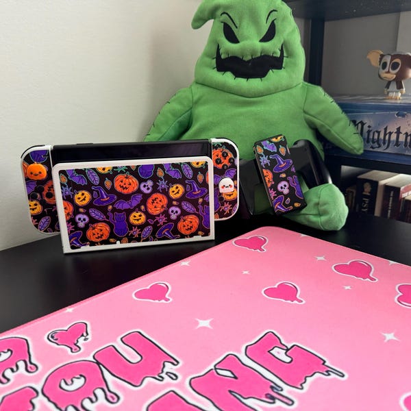 Switch Skin Floral Nintendo Skin Pastel Switch Skin Sea Bottom Switch ...