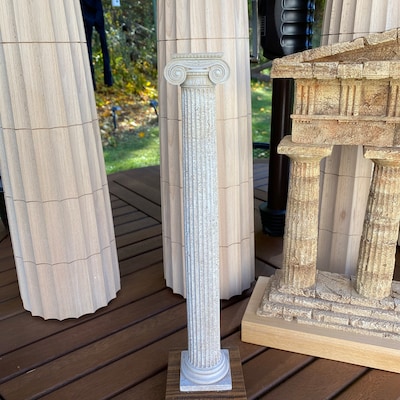 Ancient Columns Set Architecture Model Handmade Home Decor Greek ...