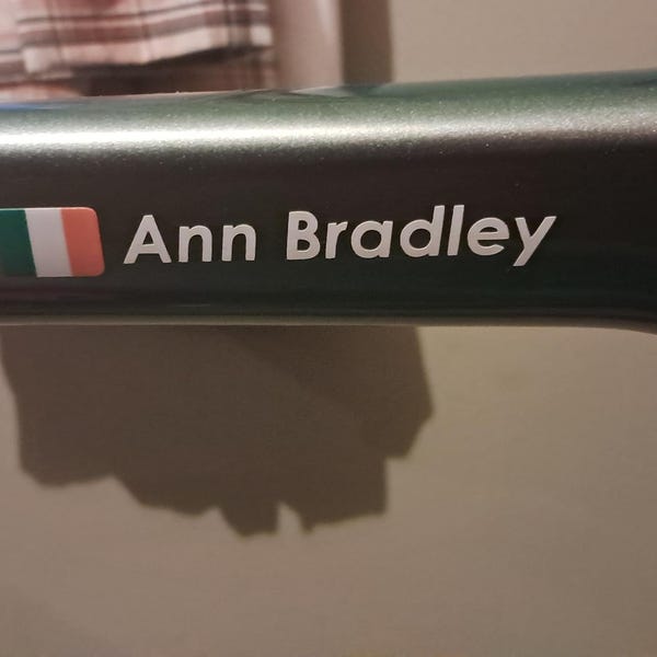 10x Cyclist Name Waterproof Sticker, Husband Gift for Cyclist Name on ...