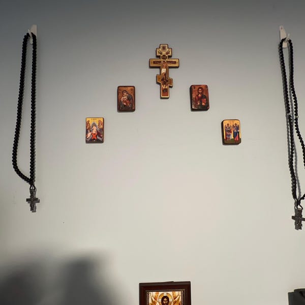 Miniature 9” Crusader Templar Red Cross Anglican Rosary. 6mm Stainless ...