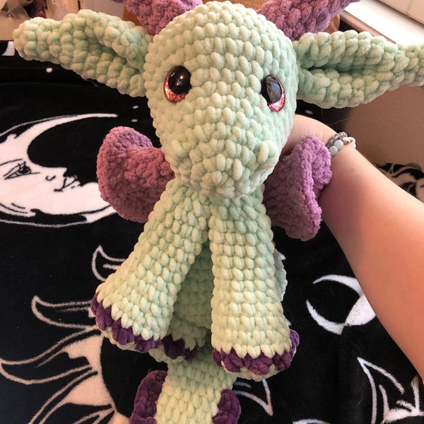 Cato the Dragon Snuggler/lovey Amigurumi Crochet Pattern - Etsy Canada