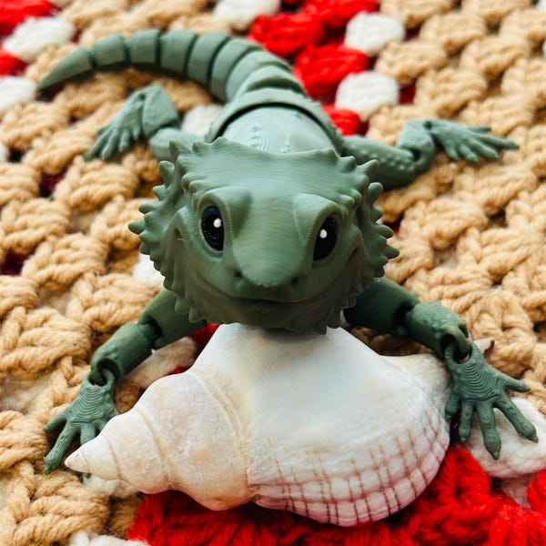 Deep Sea Fish Toy, Articulated, 3D Printed, Fidget Toy, Great Gift ...