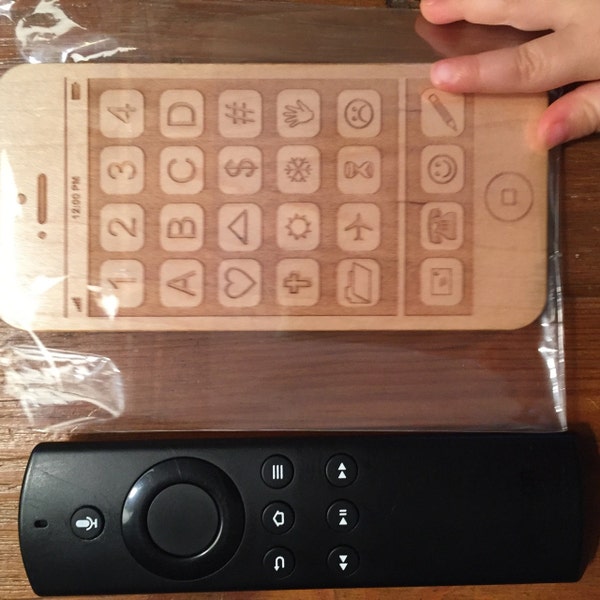 Personalized Phone Toy Wooden Smart Phone - Food Grade Finish - Etsy