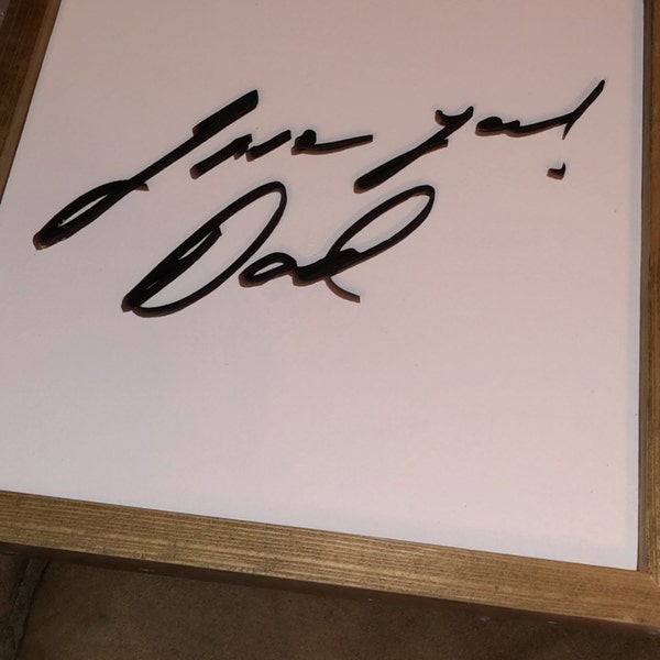 Personalized Handwritting Keepsake, Custom Handwriting Sign, Gifts for ...