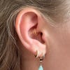 Tiny 3 Spikes Threadless Flat Back Earring, 20,18,16ga, 5-10mm Unisex ...