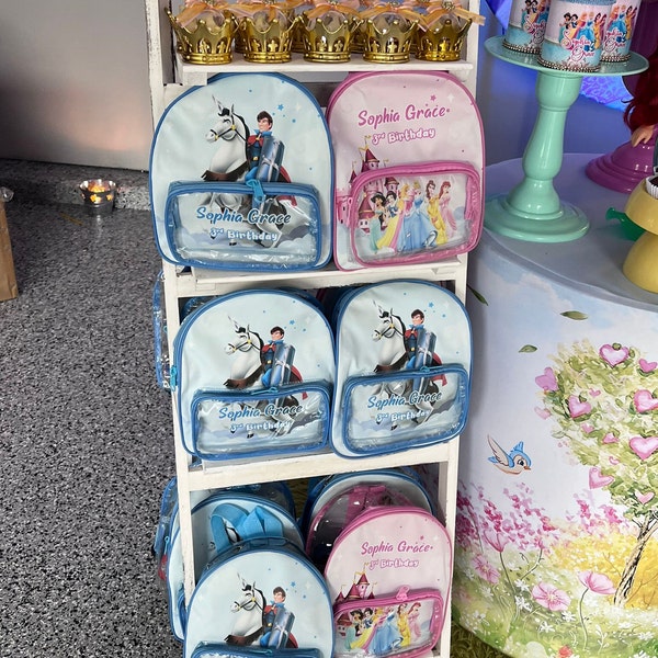 Personalized Kids Goodie Bag - Customized Birthday Back Pack - Custom ...