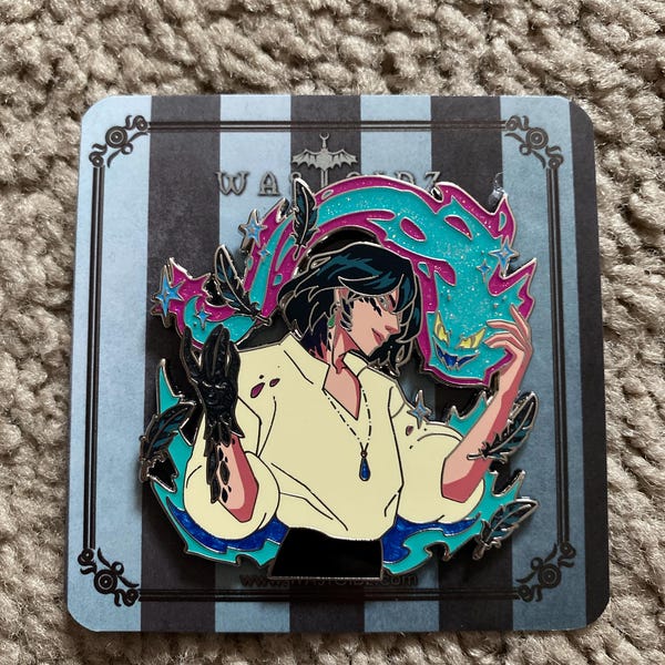 Wizard Hard Enamel Pin Flame Anime Manga - Etsy
