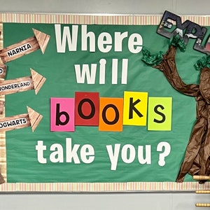 READING Bulletin Board Kit Classroom Decoration Teacher Bulletin Board ...