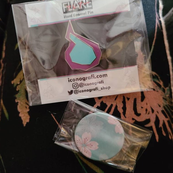 Flare Pin - Etsy