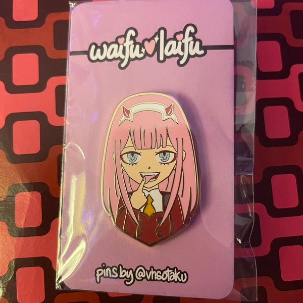 Headphones Waifu Enamel Pin - Etsy