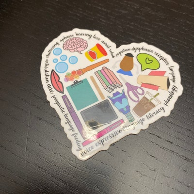 Speech Therapist Sticker SLP Sticker SLP Grad Gift Cf Slp Speech ...