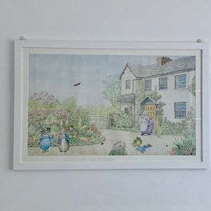 Official Peter Rabbit Country House Scene Wall Sticker Mural PB033 - Etsy