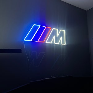 Amg Car Neon Sign / Neon Sign / Logo Neon Sign / Neon Sign Bedroom ...