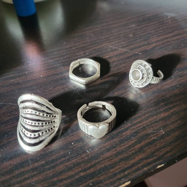 Boho Hippie Adjustable Rings. Statements Ring. - Etsy