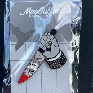Psycho Enamel Pin - Etsy