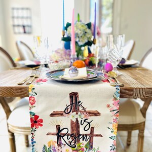 Spring Table Runner Spring Table Decor Willow Table Runner - Etsy