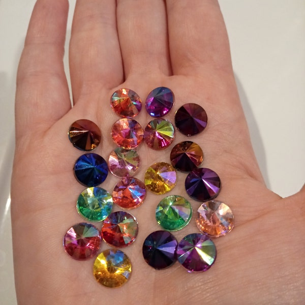 Handmade Resin Wood Cabochons - Size Ranges Between 9.5mm - 10.5mm ...