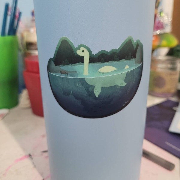 Nessie - Die Cut Vinyl Sticker - Etsy
