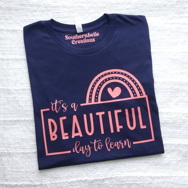 It's A Beautiful Day to Learn Svg, Gift for Teacher, Teacher Life Svg ...