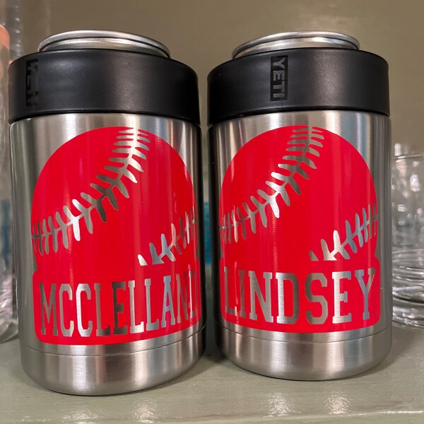 Baseball Coach Gift | Baseball Player Decal | Baseball With Name Decals ...