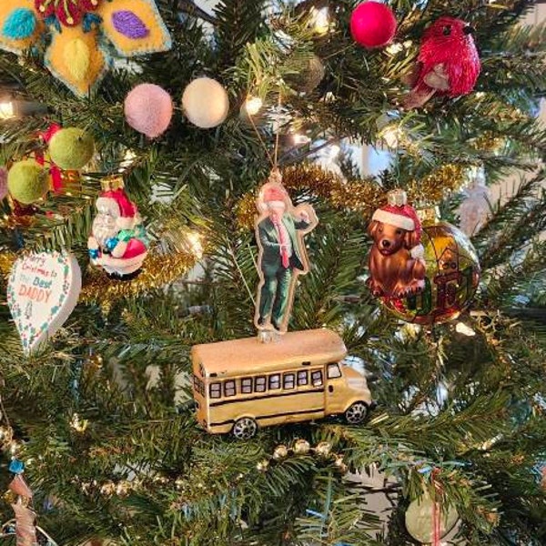 Trump Dancing Ornament, Christmas Trump Acrylic Hanging Ornament MAGA ...