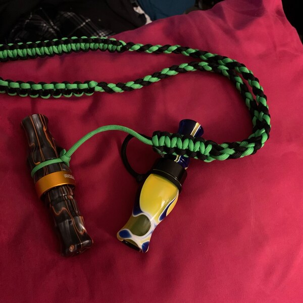 Assorted Hand Made Turkey / Deer / Duck / Predator Call Paracord ...