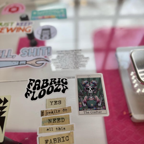 Types of Sewing Machine Needles, Sticker Decor for Craft Room, Sewing ...