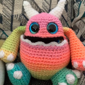 Worry Monster Crochet Pattern PDF - Etsy