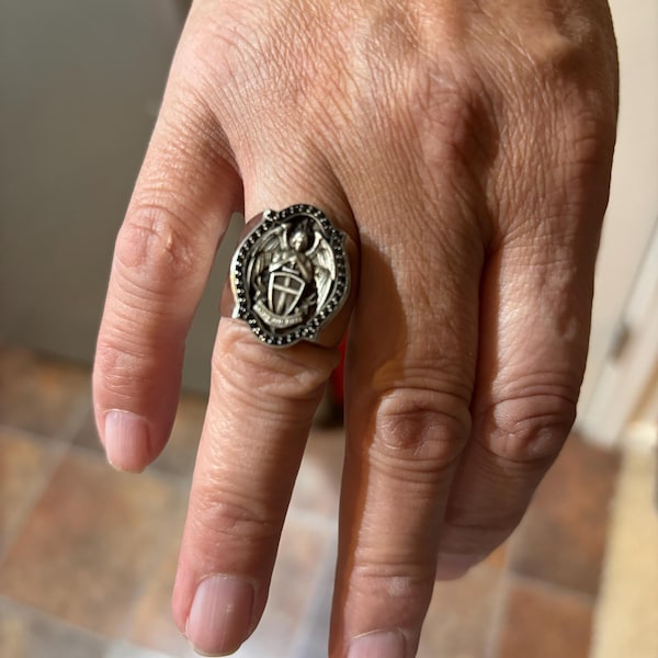 Virgin Mary Ring | Religious Jewelry | Mary Ring in Gold Filled and ...