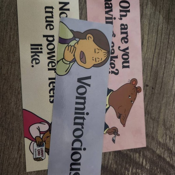 DW Library Card Sticker, Now I Know What True Power Feels Like, Arthur ...