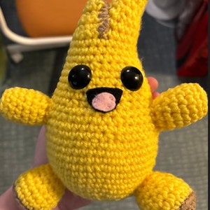 Cute Banana Peely Plush Crochet Pattern PDF - Etsy