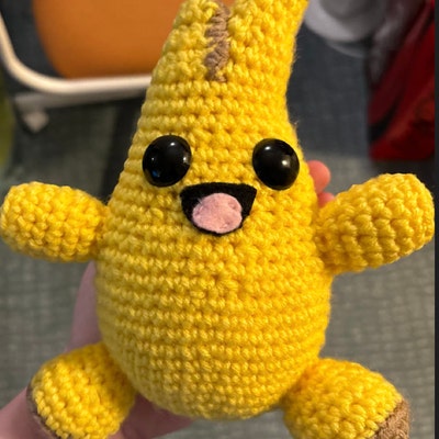 Cute Banana Peely Plush Crochet Pattern PDF - Etsy