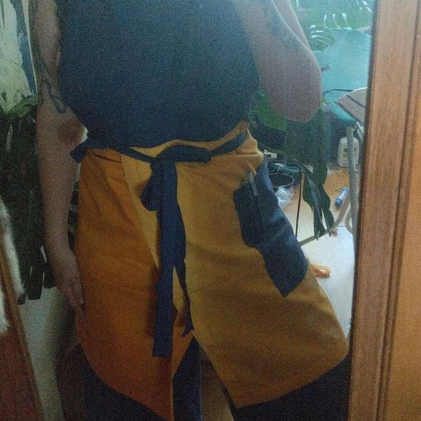 Pottery Apron With Pants/sewing Pattern/ Potter's Split Leg /cross Back ...