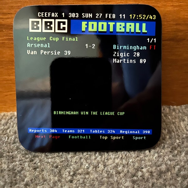 Chelsea 2004/05 Champions Premier League Table Ceefax Football Match ...