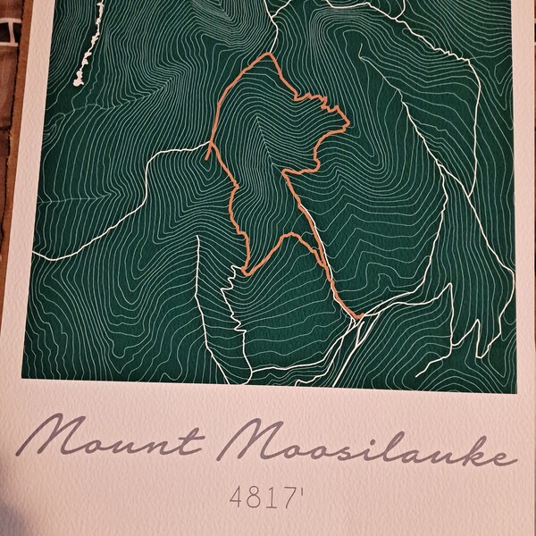 Custom Map Topography, Personalized Map, Topographic Map Art, National ...