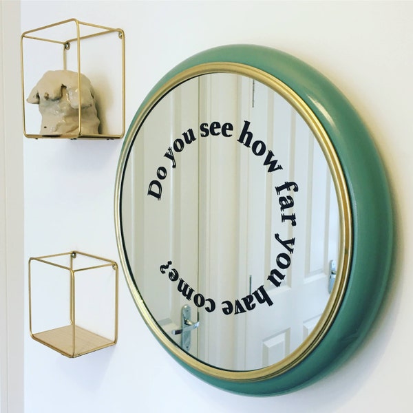 Eco-friendly Light Mirror Decal / Pvc-free Vinyl/ Self Love Mirror ...