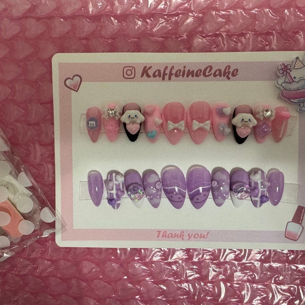 Inosuke Hashibira Demon Slayer | Press on Nails | Almond - Etsy