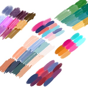 Procreate Color PALETTES 30 Procreate Swatches Color Schemes Swatch ...