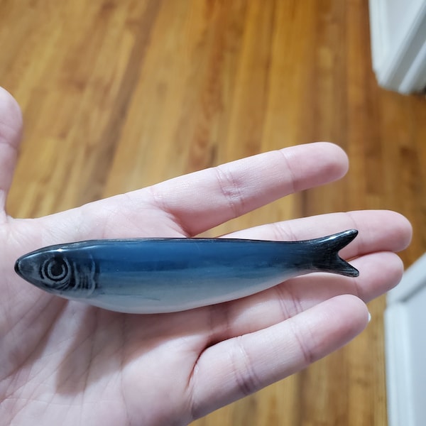 Ceramic Sardine Wall Hanging, Portuguese Handmade Fish Art for Home or ...