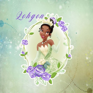 Princess Tiana Clipart PNG Instant Digital Download, Tiana Printables ...
