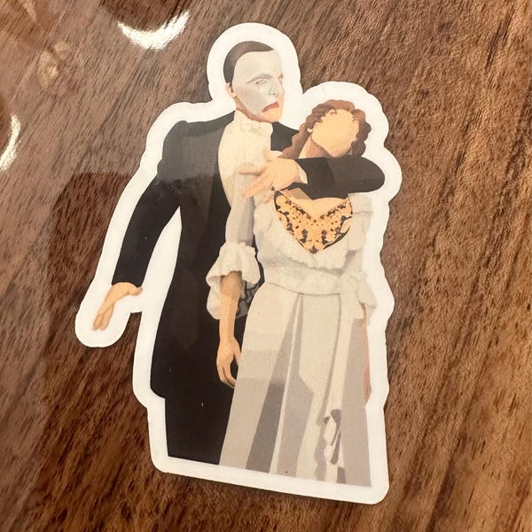 Let Your Fantasies Unwind Sticker - Inspired by Phantom of the Opera - Etsy