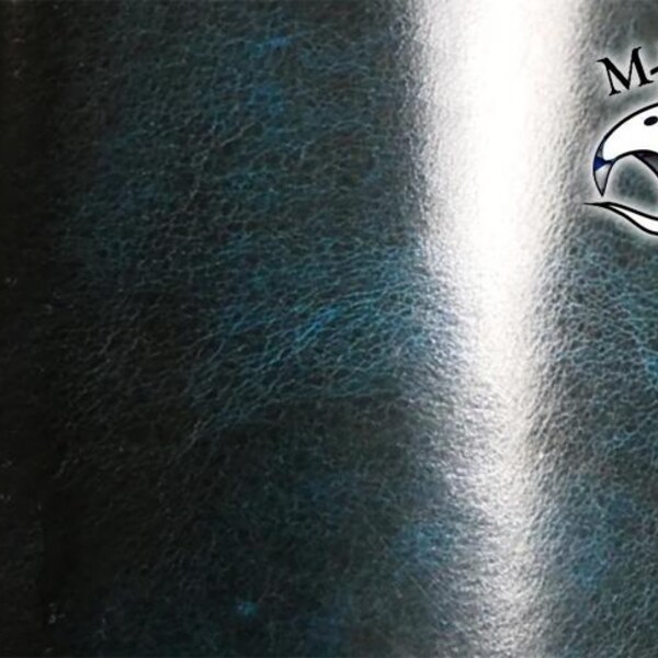 Walpier Buttero Burro Black Ghost Wax Leather Panels - Etsy