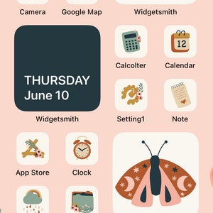 Hand Drawn App Icons, Ios Icons, iPhone Icons, Handdrawn Ios 14 Icons ...