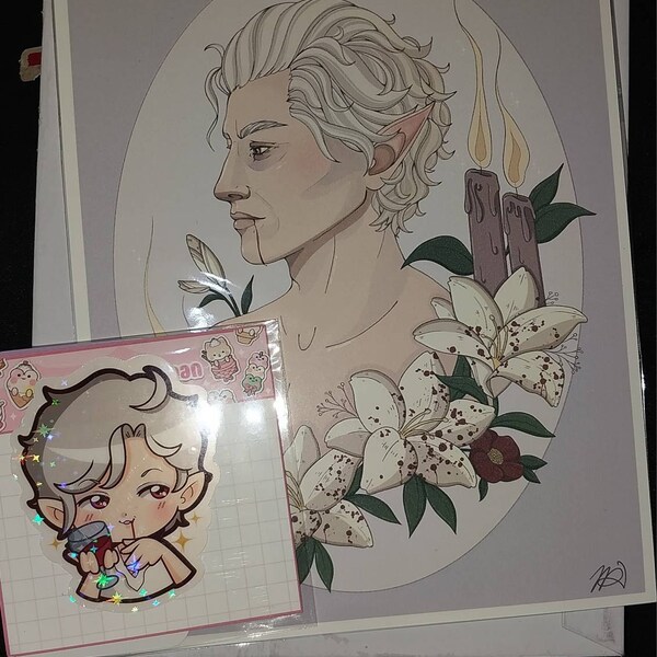 Gale Dekarios Emotes | Chibi, Baldur's Gate 3 Inspired Emote, BG3 ...