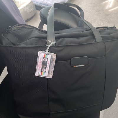 Retro Cassette Personalized Luggage Tag, Unique Bag Tag, Custom Mix ...