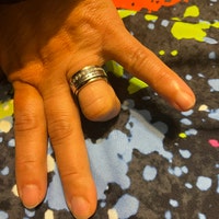 Gam Zeh Ya'avor Ring, This Too Shall Pass Ring, Hebrew Spinner Ring ...