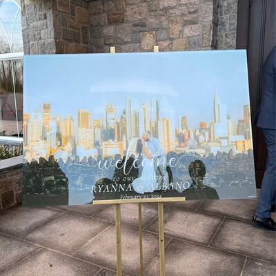 Red Wedding Welcome Sign, Red Wedding Sign, Personalized Wedding Sign ...