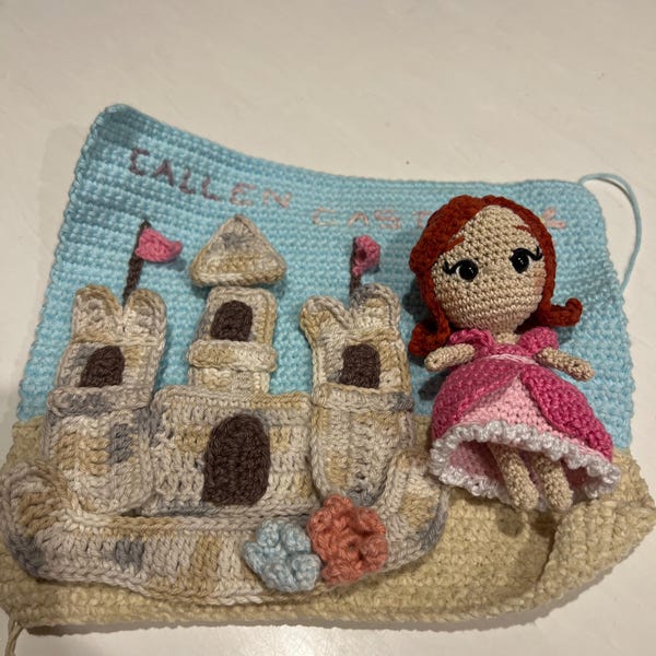 Crochet Pattern - INSTANT DOWNLOAD - Crochet Sand Castle - Crochet ...