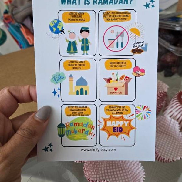 What is Ramadan? Infographic - Ramadan Goody Bag Insert for School ...
